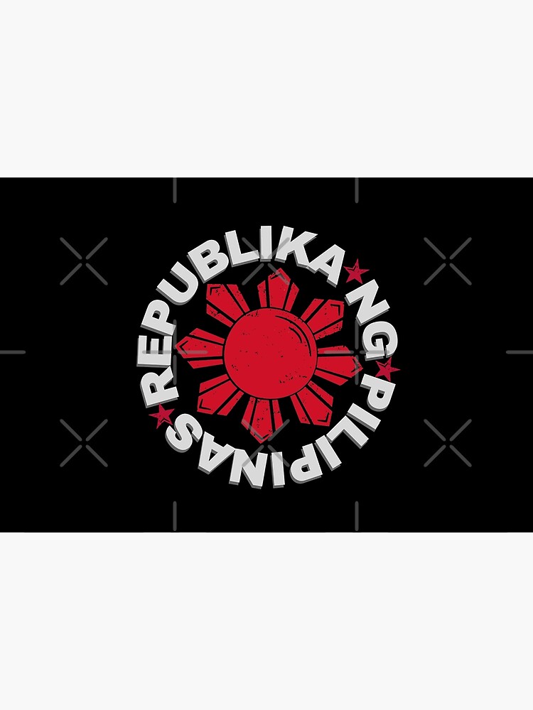 "Filipino Red Hot Republic Ng Pilipinas" Badematte von Bahala-Na ...
