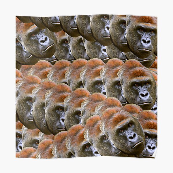 "Never too much Harambe" Poster for Sale by shawq | Redbubble