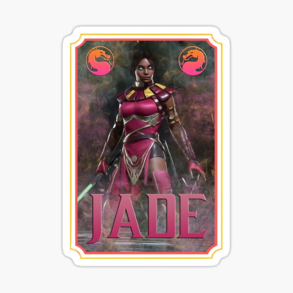 "Jade Mortal Kombat 11 Fan Art Game Print Design | 4 of 75" Sticker for ...