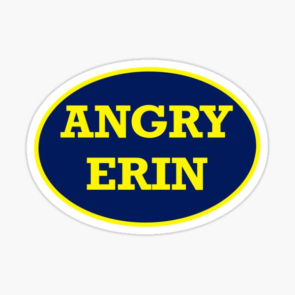 "Erin" Sticker for Sale by cgardiner | Redbubble
