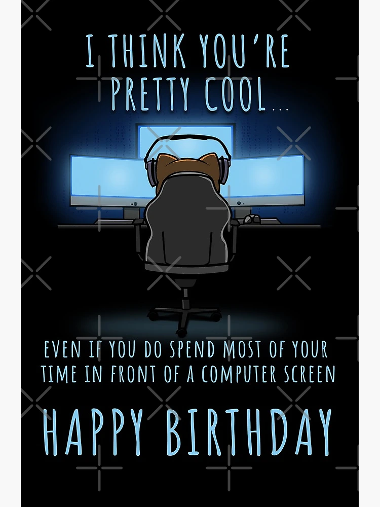 Computer Nerd Birthday Meme