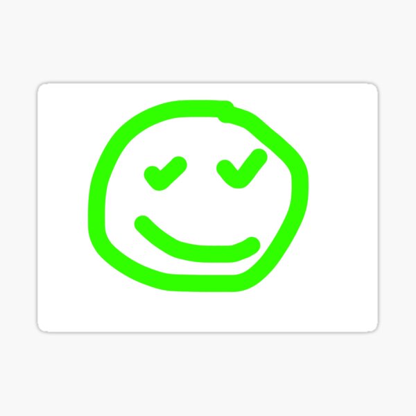 "Smile face" Sticker for Sale by AZnproduct | Redbubble