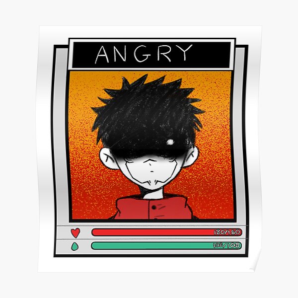 "JJK Emotions - Angry Yuji" Poster for Sale by aoi-anime | Redbubble