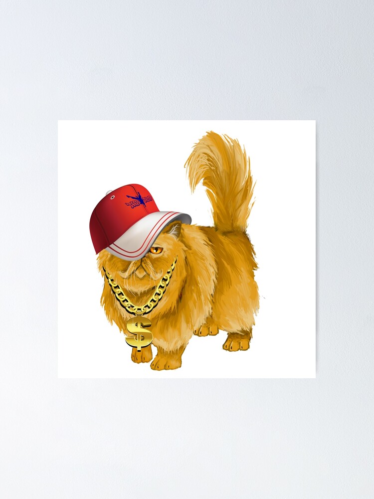 "Rap Cat" Poster by MXanwar | Redbubble