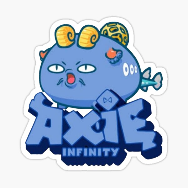 "Axie infinity" Sticker for Sale by Jonnasushi | Redbubble