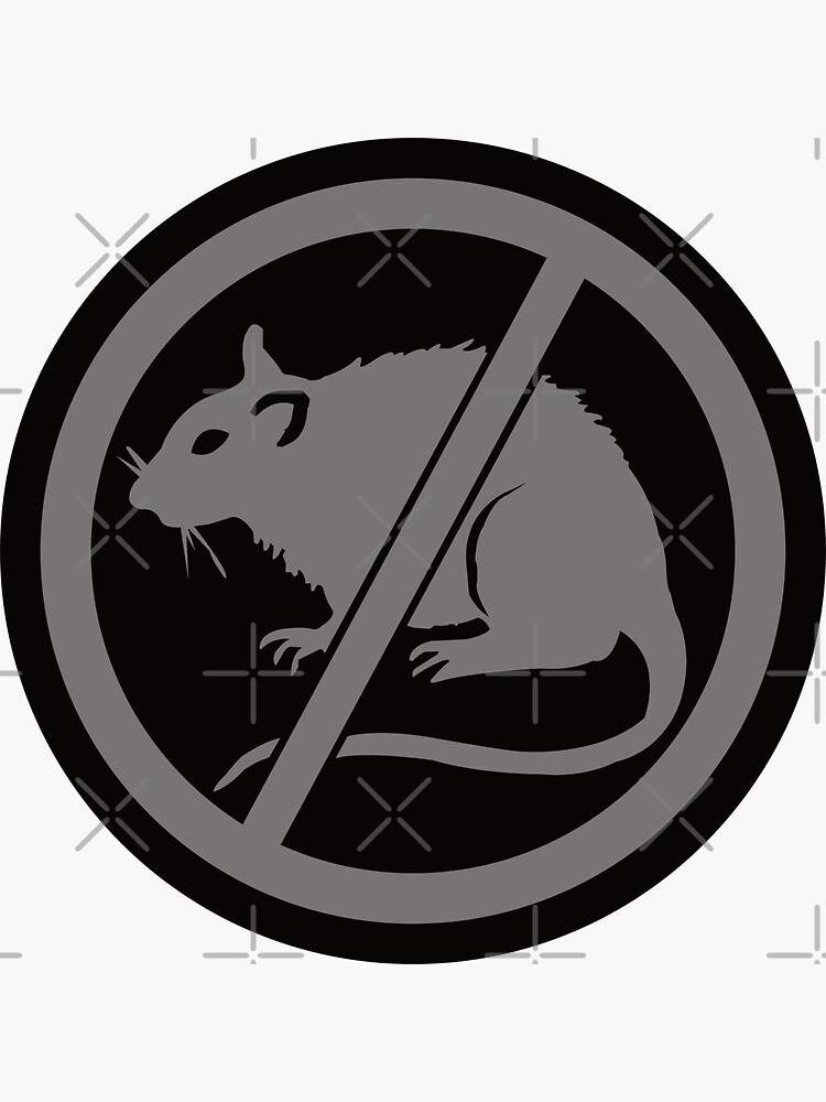 " Funny No Rats , Funny Hard hat" Sticker for Sale by Crisrag | Redbubble