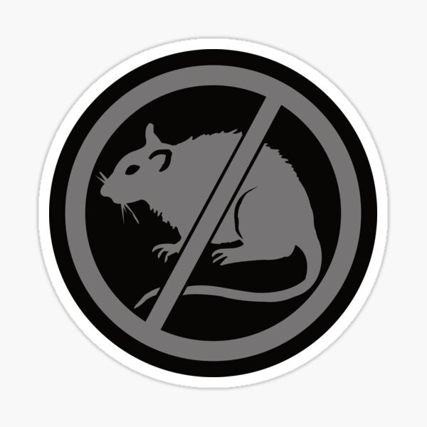 " Funny No Rats , Funny Hard hat" Sticker for Sale by Crisrag | Redbubble