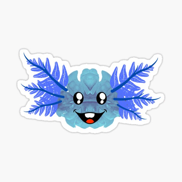 "Those Who Loves Cute Adorable Blue Axolotl - Plant Based Design ...