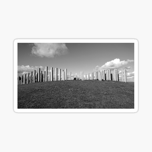 "Standing Stone Columns I, Portishead Marina, North Somerset" Sticker ...