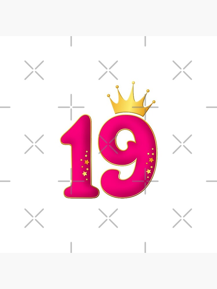 Number 19 Birthday