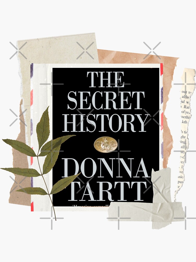"The Secret History Collage" Sticker for Sale by tommieray | Redbubble
