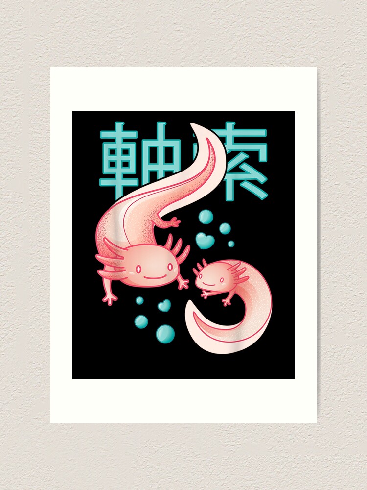 "Axolotls Japanese Harajuku Anime Axolotl" Art Print by patsa4 | Redbubble
