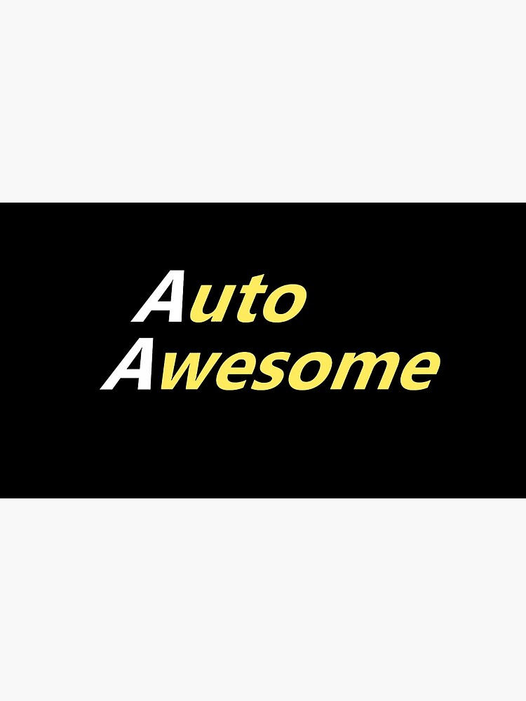 "Auto Awesome Logo" Poster for Sale by AutoAwesome | Redbubble