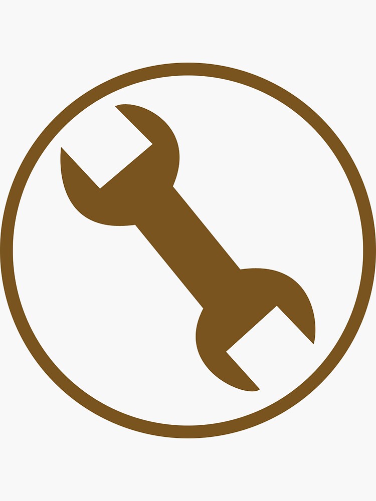 "TF2 Engineer Logo" Sticker for Sale by Al-Kindi | Redbubble