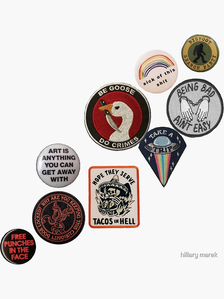 "Yes we need stinking badges" Sticker for Sale by DJMALICEON | Redbubble