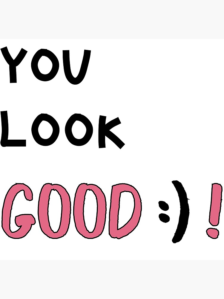 "You Look Good Mirror Best Sticker, Damn.. You Look Good Funny Sticker ...