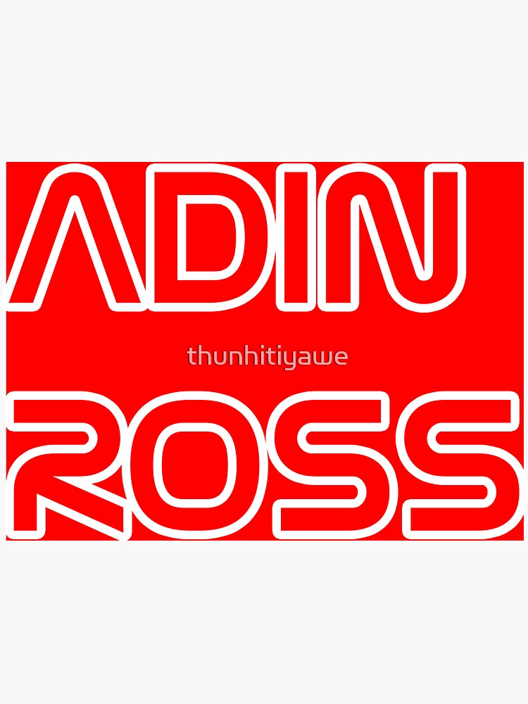 "Adin ross design" Sticker for Sale by thunhitiyawe | Redbubble
