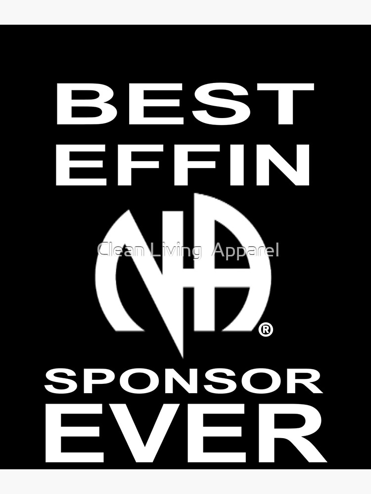 "Narcotics Anonymous Gifts 12 Steps Namastay Sober " Poster for Sale by ...