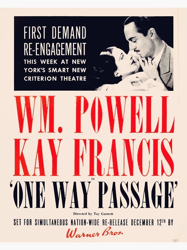 One Way Passage vintage Premium Matte Vertical Poster sold by gale ...