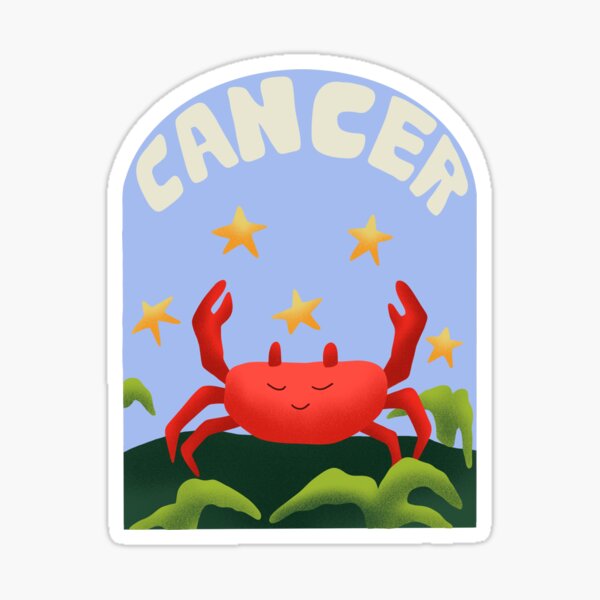 "Cancer Zodiac Sticker" Sticker by smirisola | Redbubble