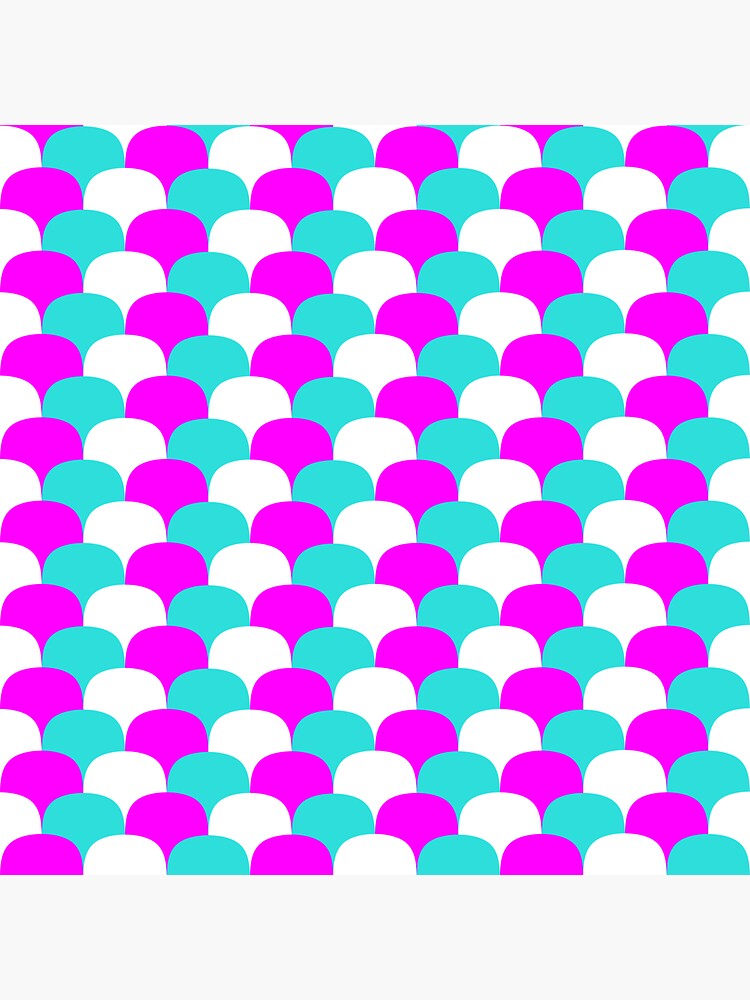 "Purple, aqua, and white scales" Sticker for Sale by LogieBear13 ...