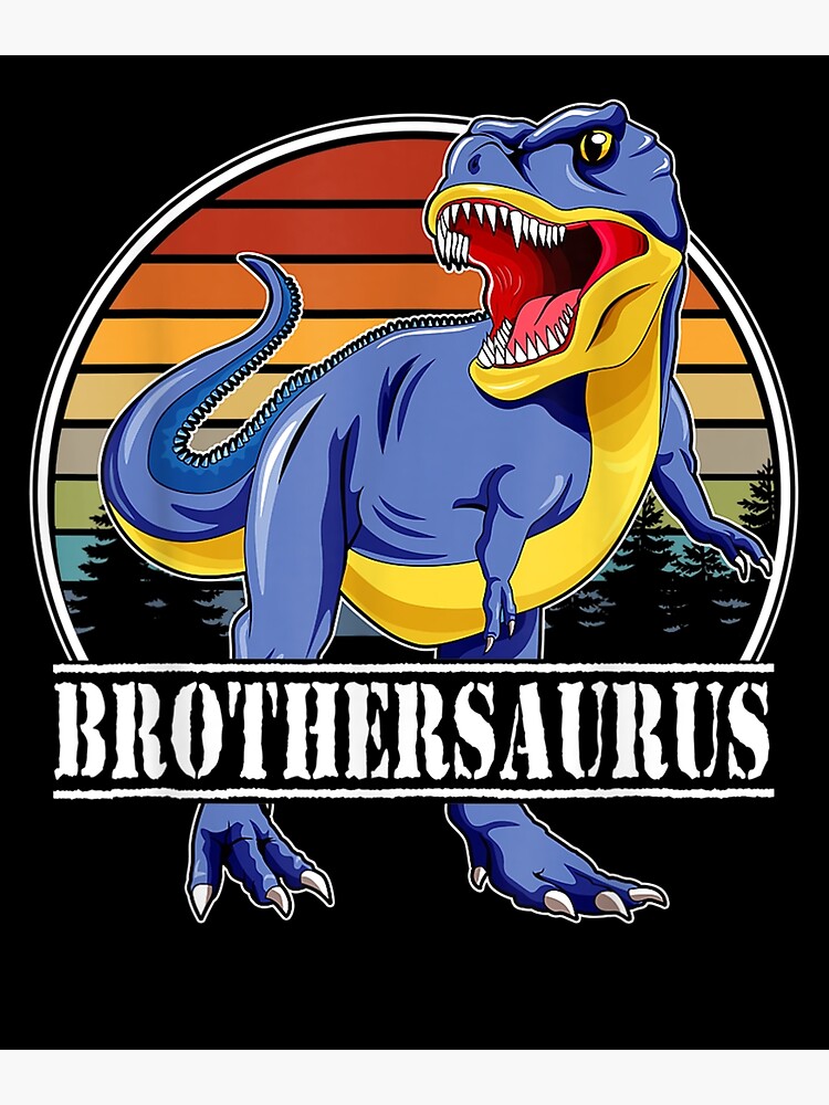 Póster «Familia de dinosaurios Brothersaurus» de robinxam | Redbubble