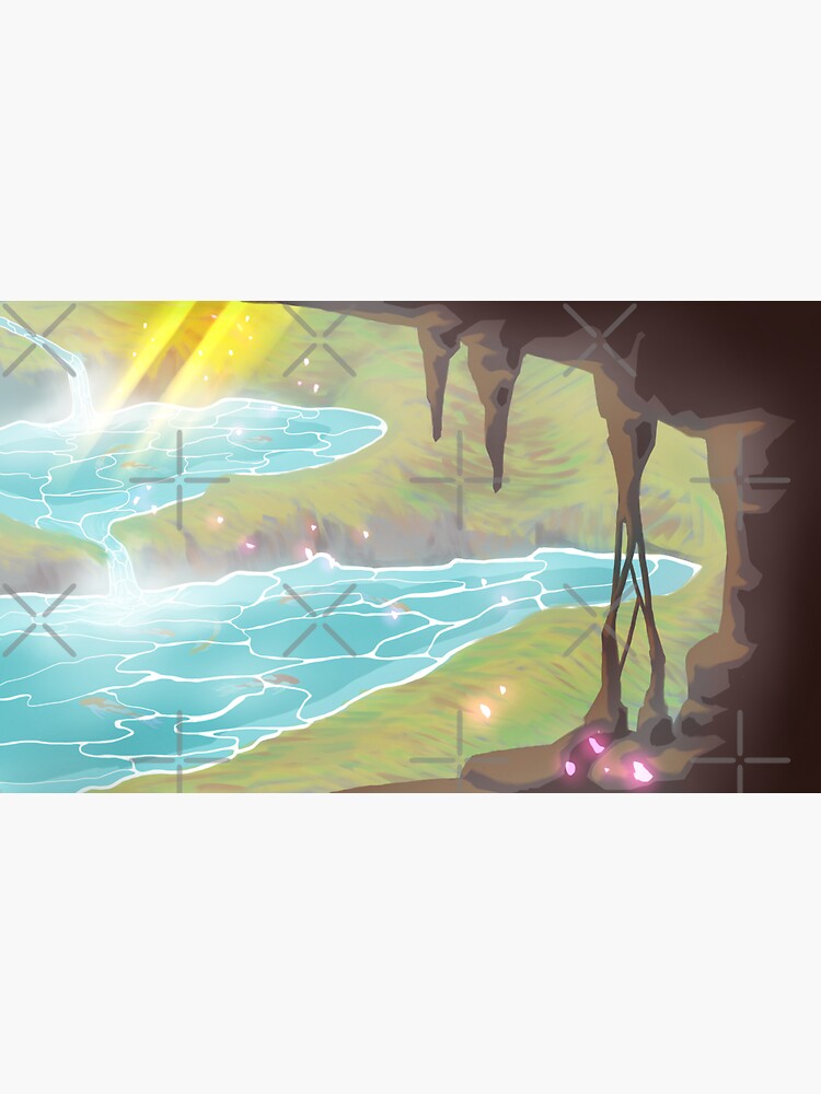 "The Lost Springs - fantasy landscape" Sticker for Sale by Asralis ...