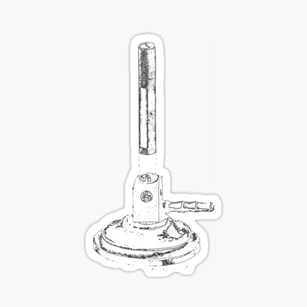 "Bunsen Burner" Sticker for Sale by TeeShirtsLive | Redbubble