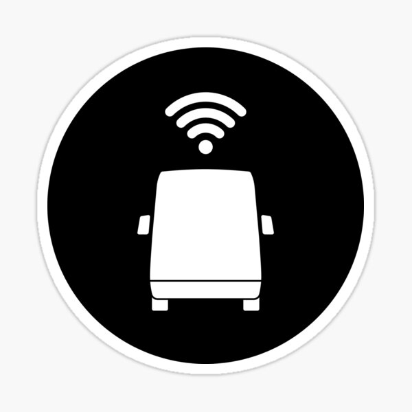 "Van Wifi" Sticker for Sale by VanLifeGarb | Redbubble