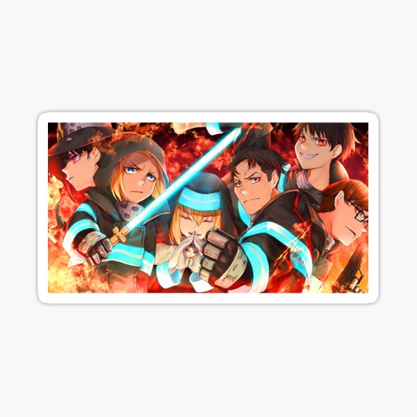 Pegatina «Personajes 4K de Fire Force | Regalo perfecto | Obsequio de ...
