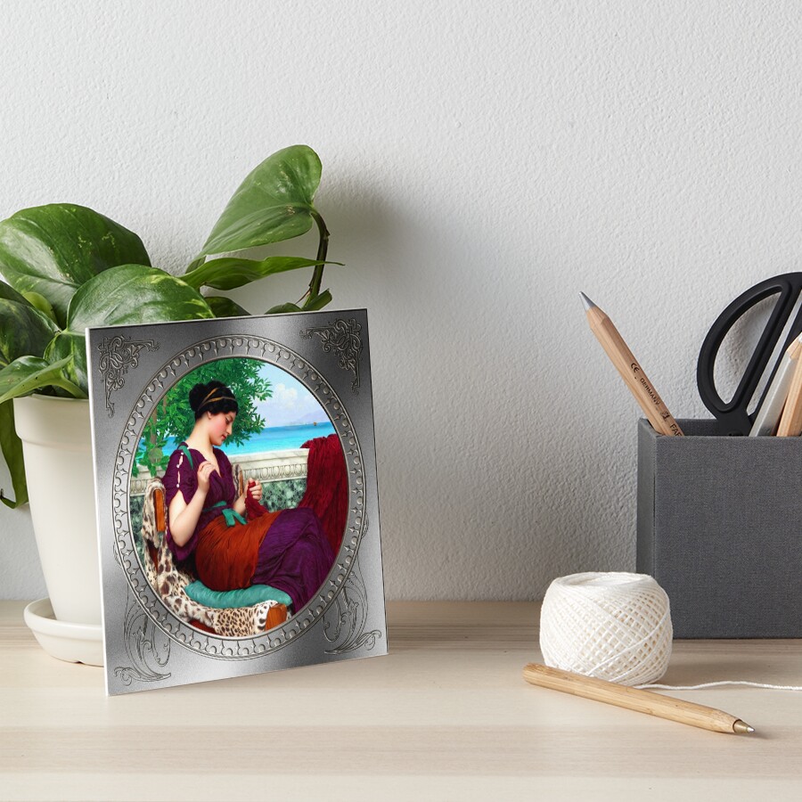 Far Away Thoughts C1911 By John William Godward Classical Art Xzendor7