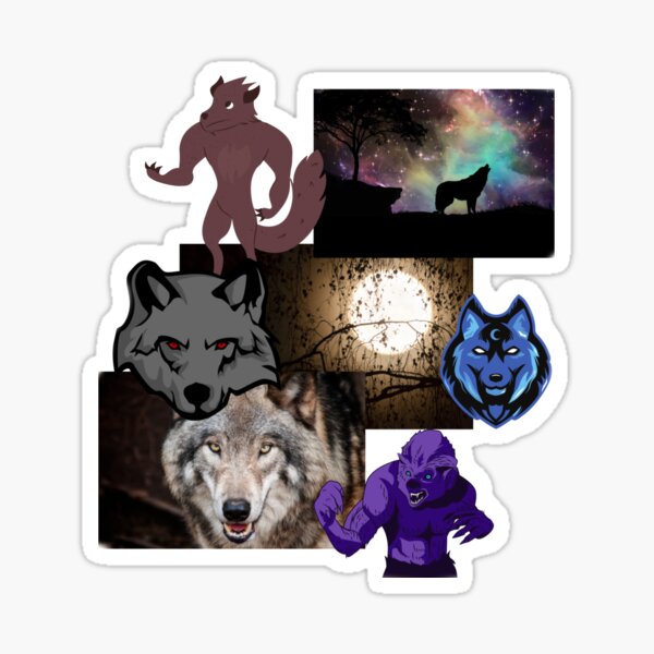 "Halloween ,trick or treat, werewolf, 2021, aesthetic " Sticker for ...