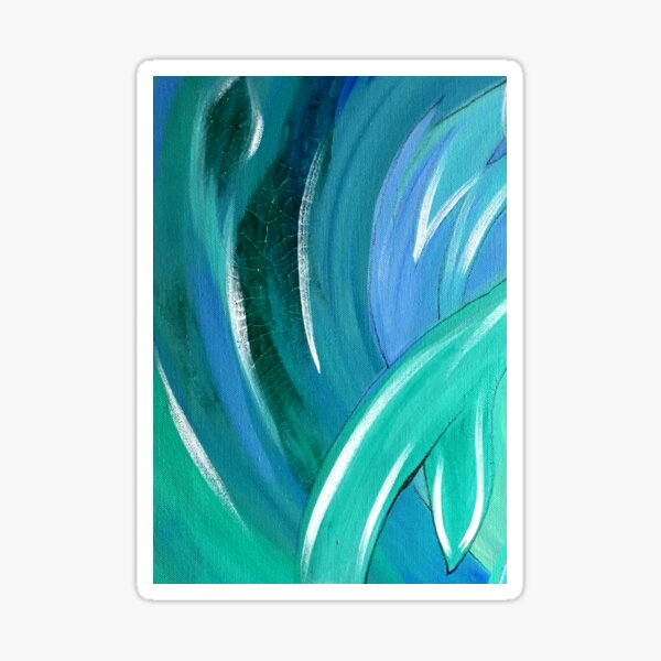 "Water Flow" Sticker for Sale by KristinRyan5 | Redbubble