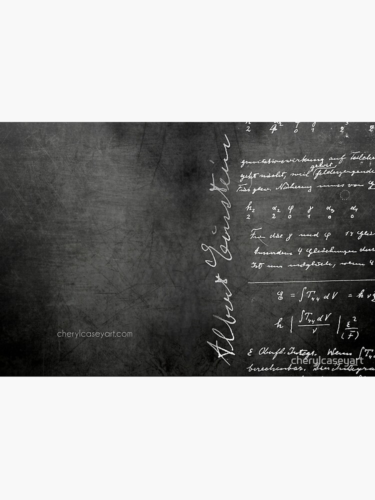 "Albert Einstein notes" Hardcover Journal for Sale by cherylcaseyart ...