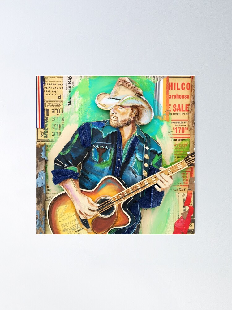 American Country Music Singer Toby Keith Poster sold by Planta Muisca ...
