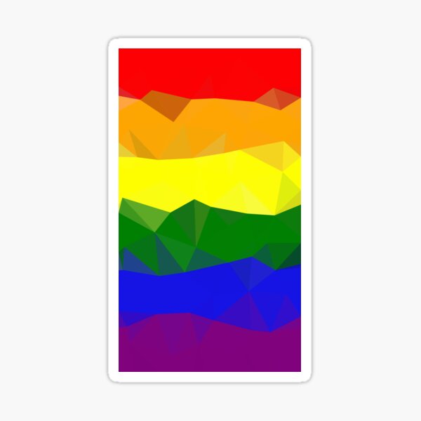 "Pride Flag / Gay Flag" Sticker for Sale by QwertyCreatives | Redbubble