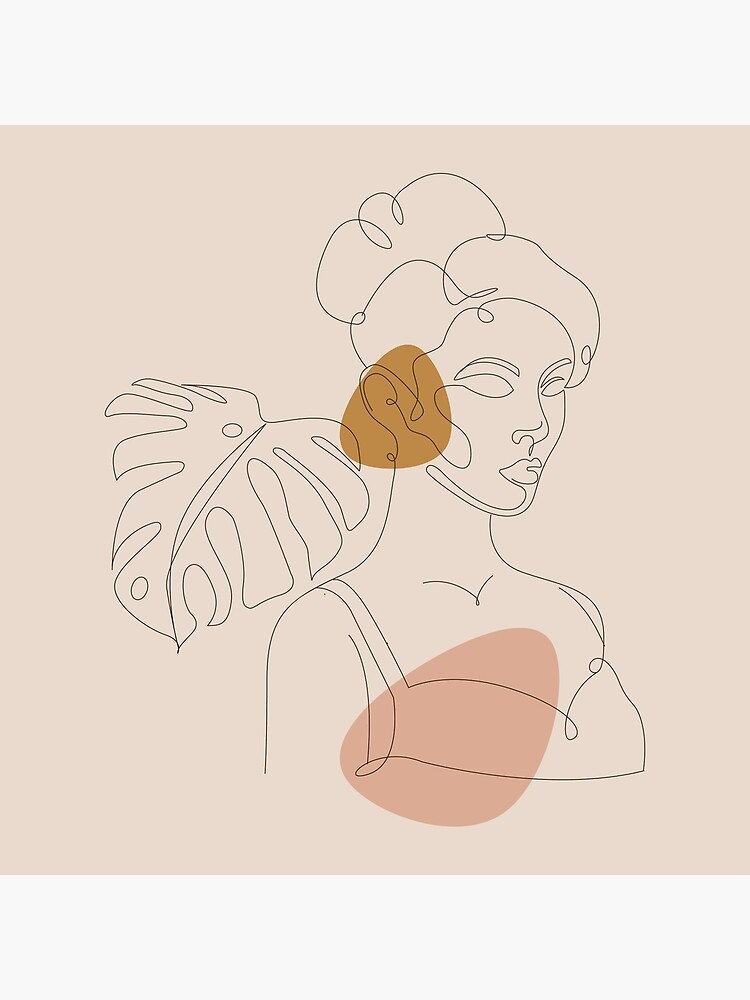 "Classy Women line art, Classy Female line art" Poster by DaimyArt ...