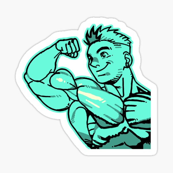 "reeddune the biceps sticker" Sticker for Sale by reeddune | Redbubble