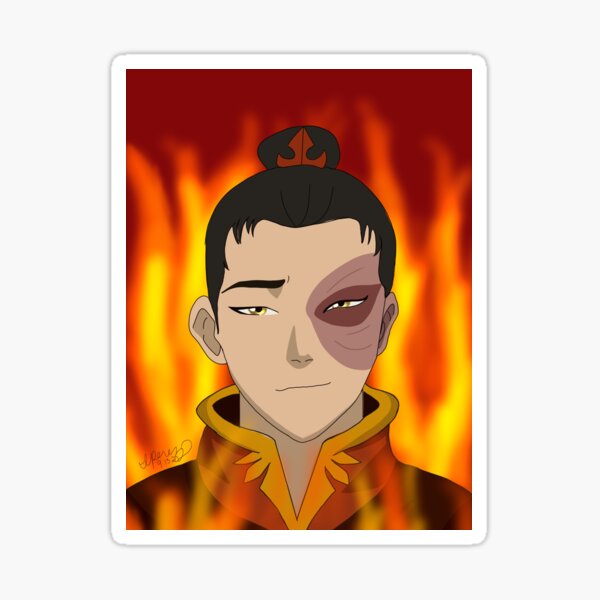 "Zuko" Sticker for Sale by itsameisabelly | Redbubble