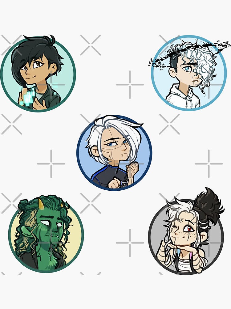 "OC Sticker pack #3" Sticker for Sale by BootsDotEXE | Redbubble