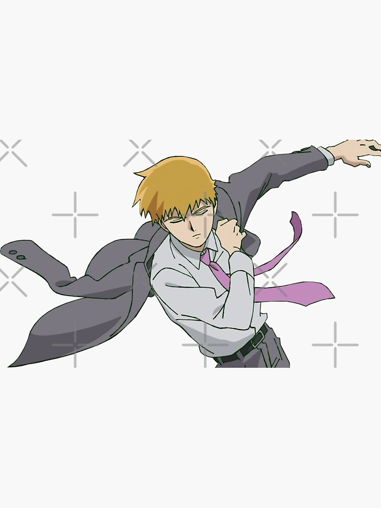 Pegatina «Sexy Reigen Eren Yeager Pose Mob Psycho 100» de postersbyevan ...