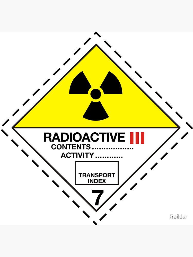 "Hazardous placard HD" Magnet by Raildur | Redbubble
