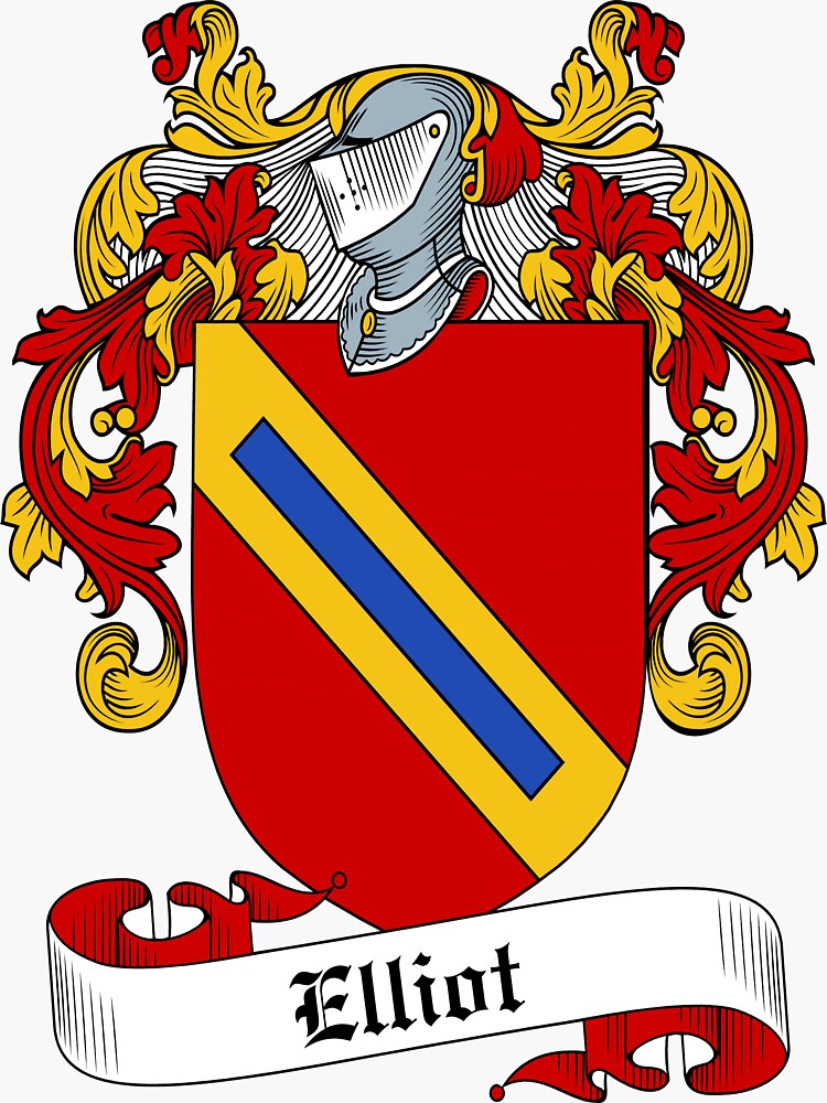"Elliot" Sticker by HaroldHeraldry | Redbubble