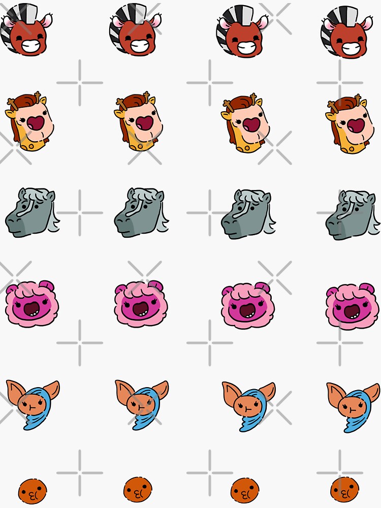 "CentaurWorld Sticker Pack" Sticker for Sale by KyaArt | Redbubble