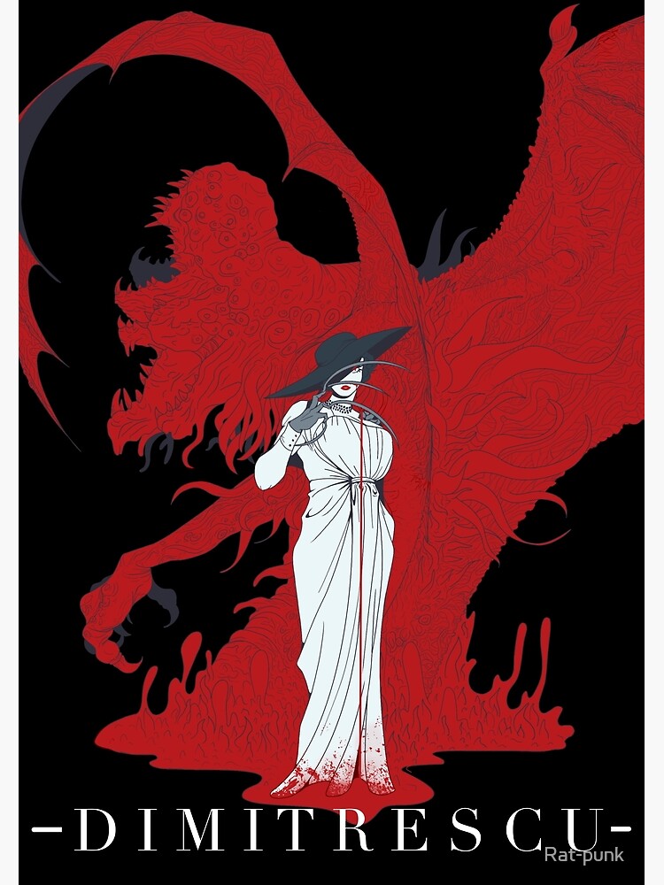 "Lady Dimitrescu" Art Print by Rat-punk | Redbubble