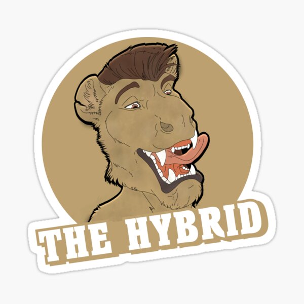 "The hybrid" Sticker for Sale by Velenox | Redbubble