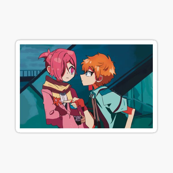 "toilet bound hanako kun Mitsuba and Kou" Sticker for Sale by ...