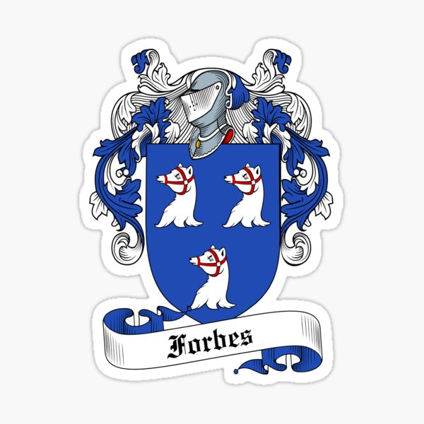 "Forbes " Sticker by HaroldHeraldry | Redbubble