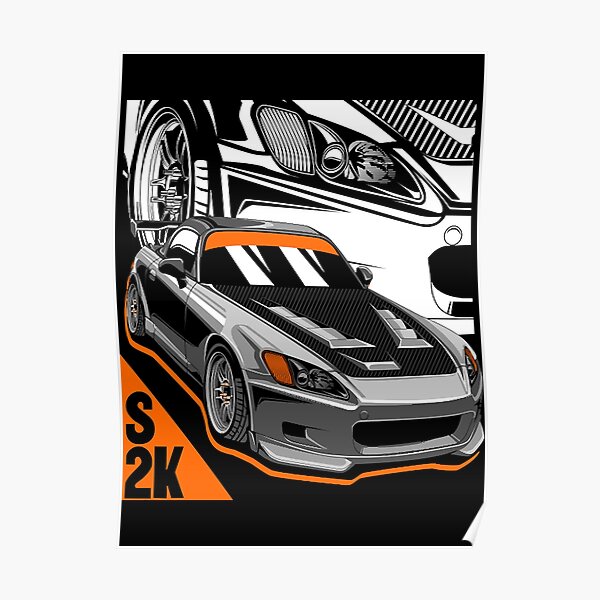 "S2000 Grey S2K " Poster for Sale by ydinlosier | Redbubble