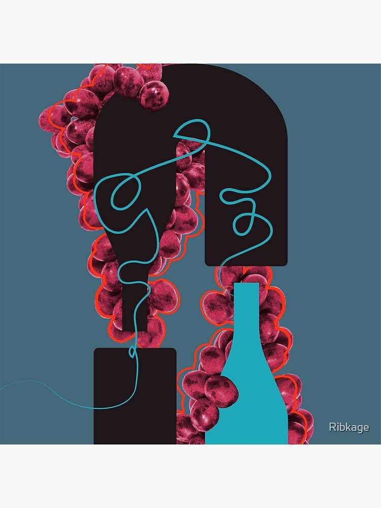 "Wine Art - 06 Get Bent" Poster for Sale by Ribkage | Redbubble